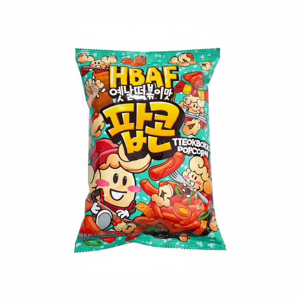 HBAF - Popcorn gusto Tteokbokki 80g – DODO Asian Food & Skincare